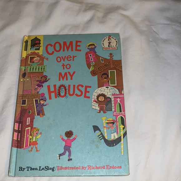 Other | Vintage Cat In The Hat Book Come Over To My House Book 1966 ...